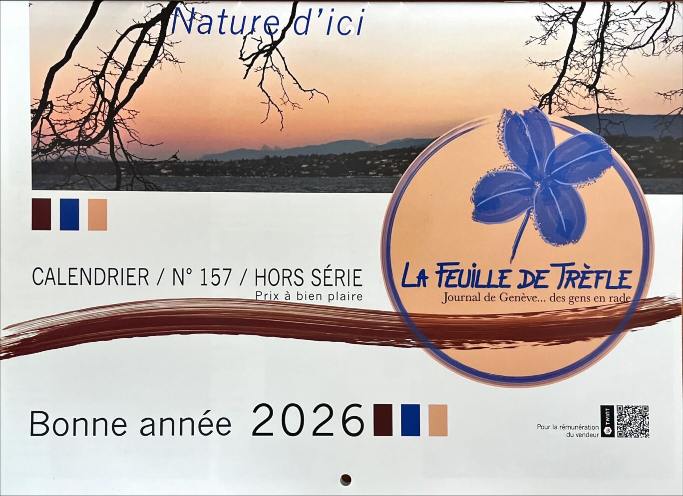 Le calendrier 2026 de la Feuille de Trèfle est en vente - Carrefour-Rue ...
